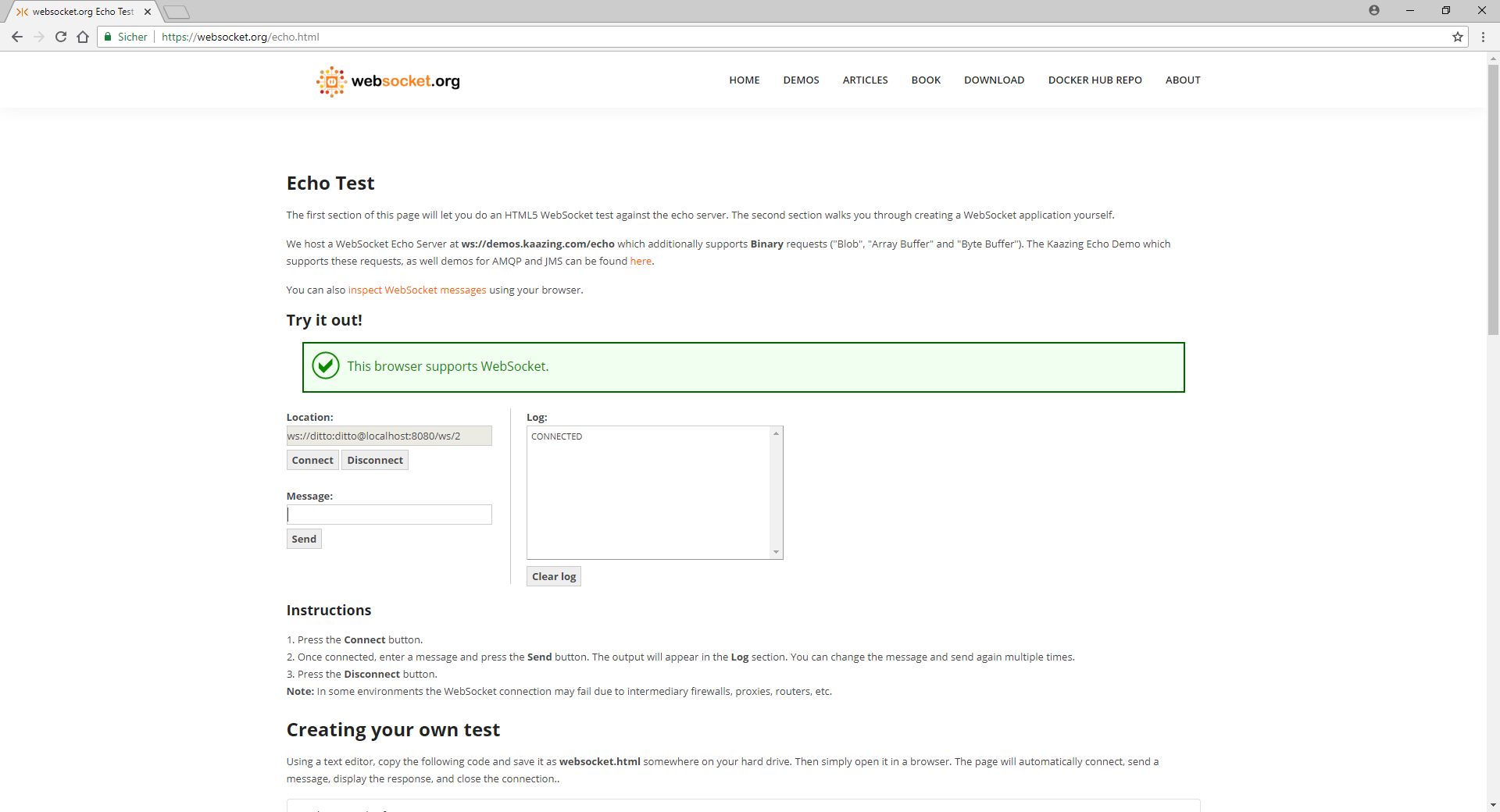 Selective push notifications available • Eclipse Ditto™
